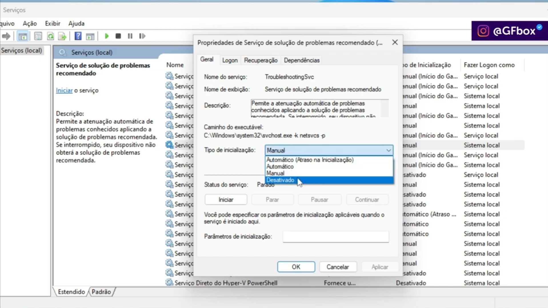 Como Desativar os Serviços do Windows para Melhorar o Desempenho - GFbox